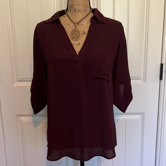 New York & Company | Tops | Soho Nyco Jeans Purple Top Womens S | Poshmark
